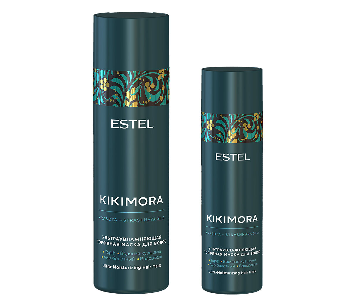 Набор Estel Kikimora Торфяной шампунь для волос 250 мл. + Торфяная маска для волос 200 мл.