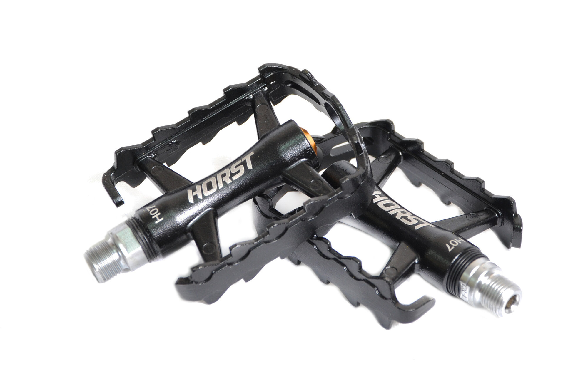Педали для велосипеда HORST H07 промподшипник+1 DU, ось Cr-Mo. Цвет: Черный
