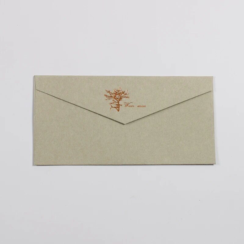 Конверты из крафт-бумаги Samgubo, 5 шт. Grey