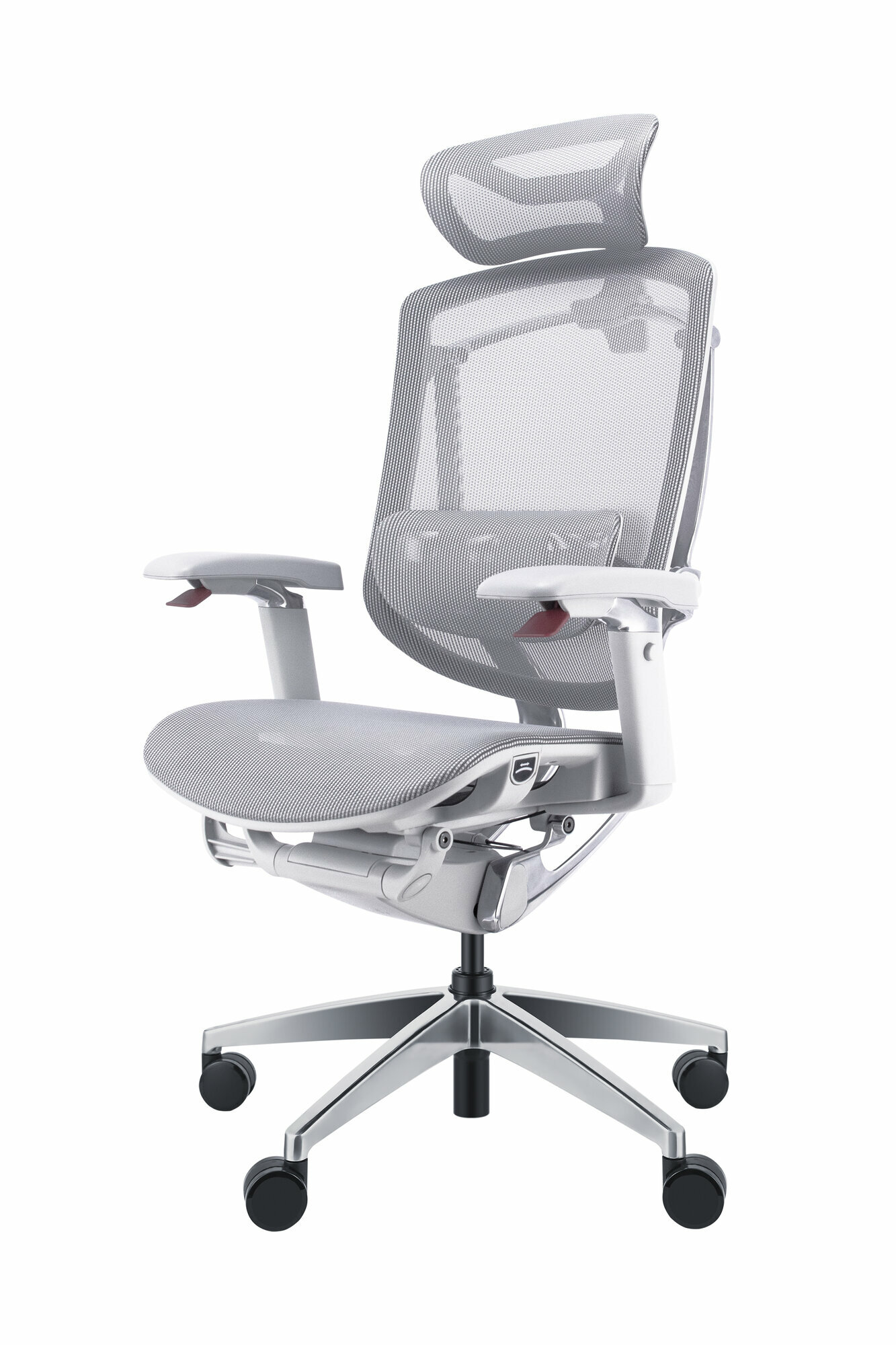 Премиум эргономичное кресло GT Chair Marrit Pro X, серый, регулировка глубины сиденья, эргономичный дизайн