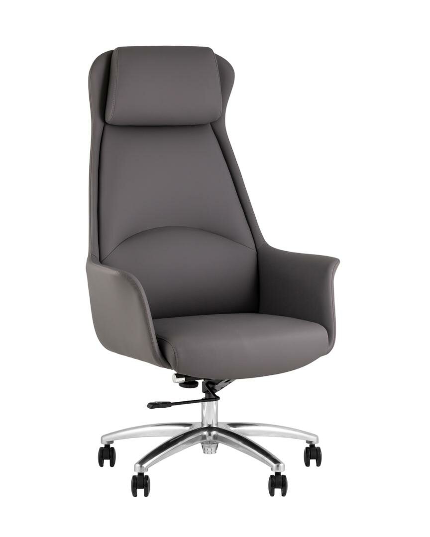 Кресло компьютерное TopChairs Кресло руководителя TopChairs Viking NEW серое арт. УТ000039424