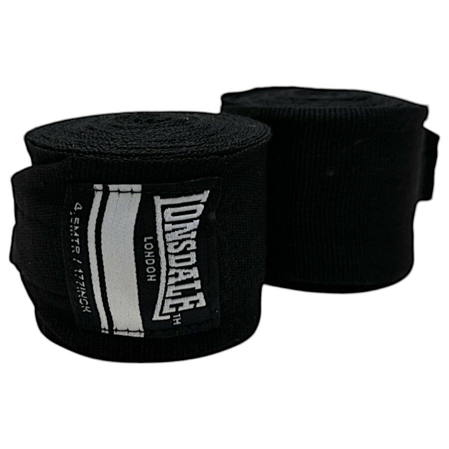 Бинты Lonsdale Pro Hand 3.5м черные