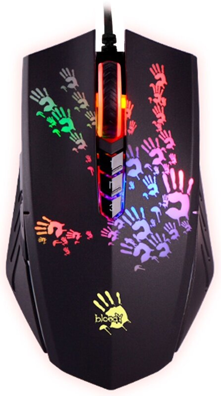 Мышка A4Tech Bloody A60A черный оптическая (6200dpi) USB2.0