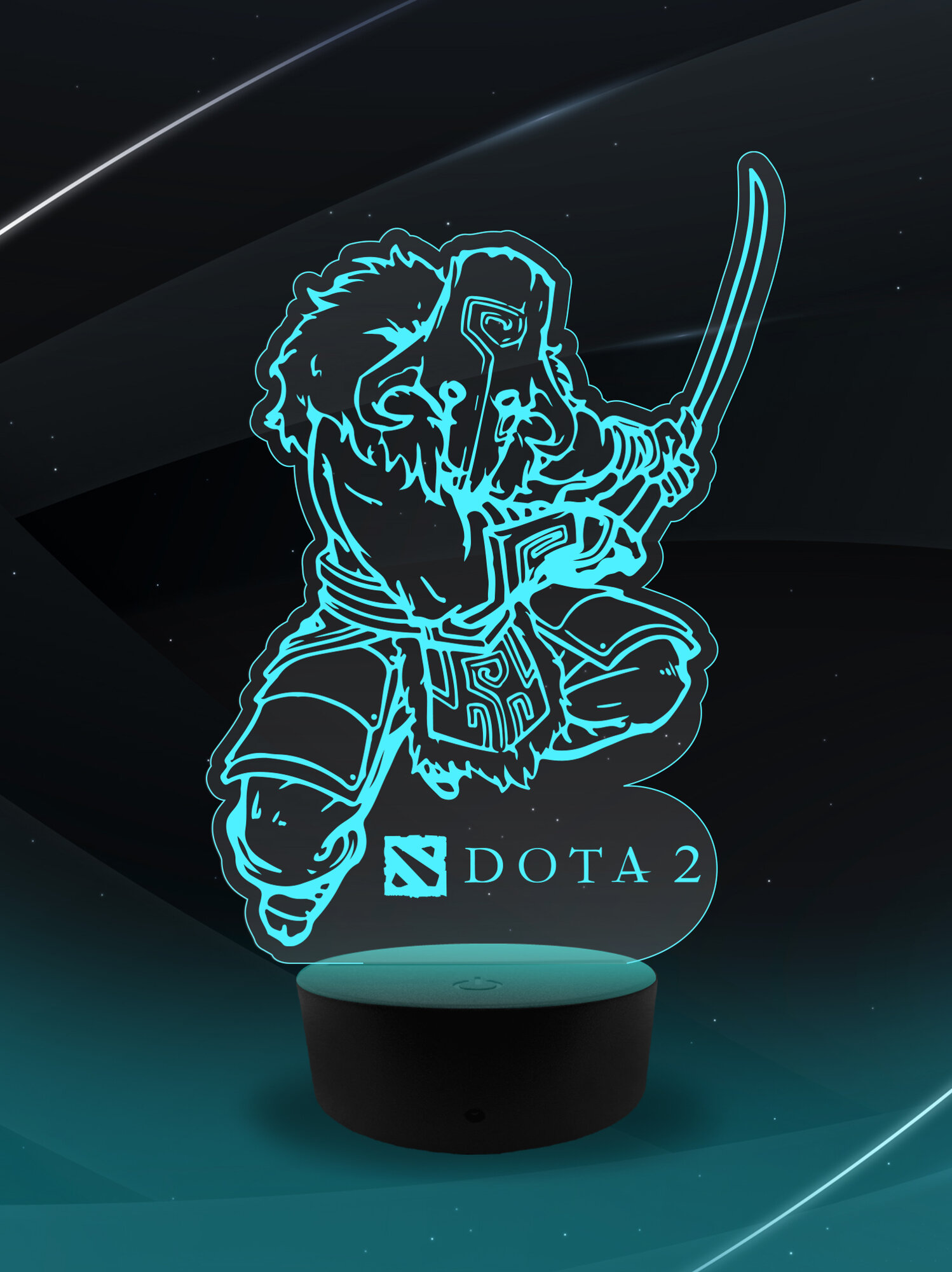 3D Ночник - Juggernaut (Джаггернаут) Дота 2/Dota 2 — фото 1