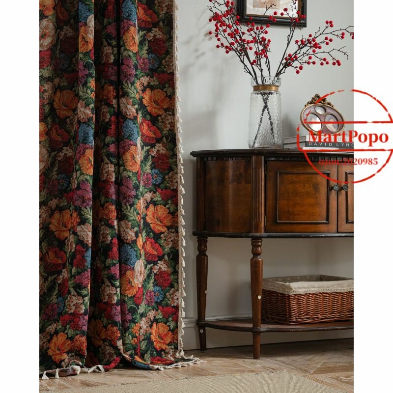 Ретро -шторы, Радужная оболочка на черном фоне,150*220cm