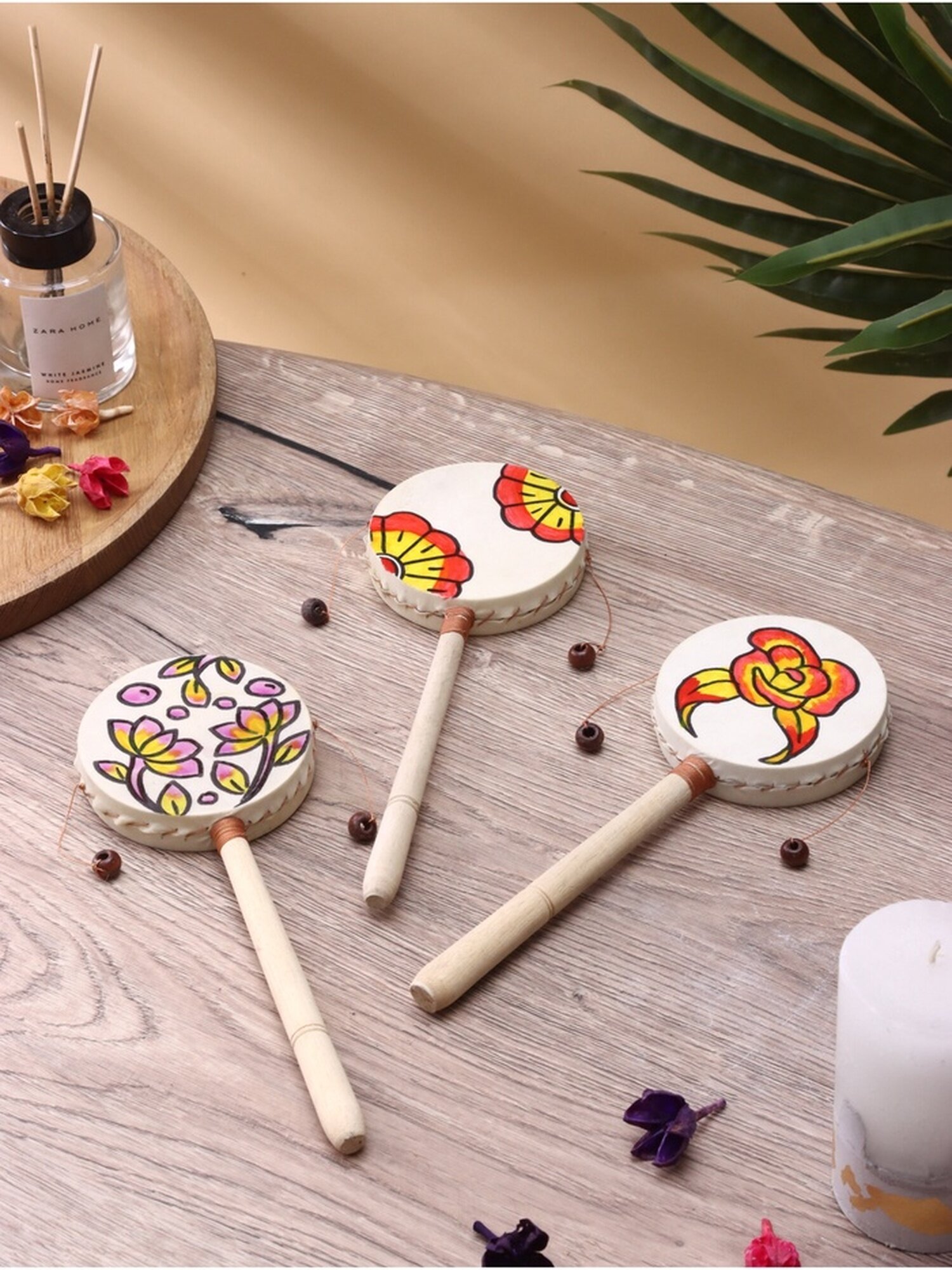 Сувенирный музыкальный инструмент "Клон Тонг" махагон, 25х9х2 см. Микс