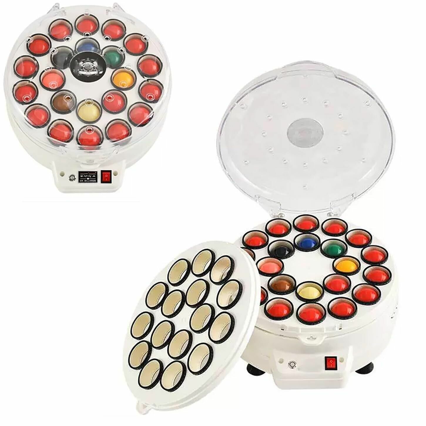 Станок для полировки бильярдных шаров, автоматическая очистка бильярдных шаров с помощью щеток и светодиодных кнопок, с функцией электромеханического охлаждения