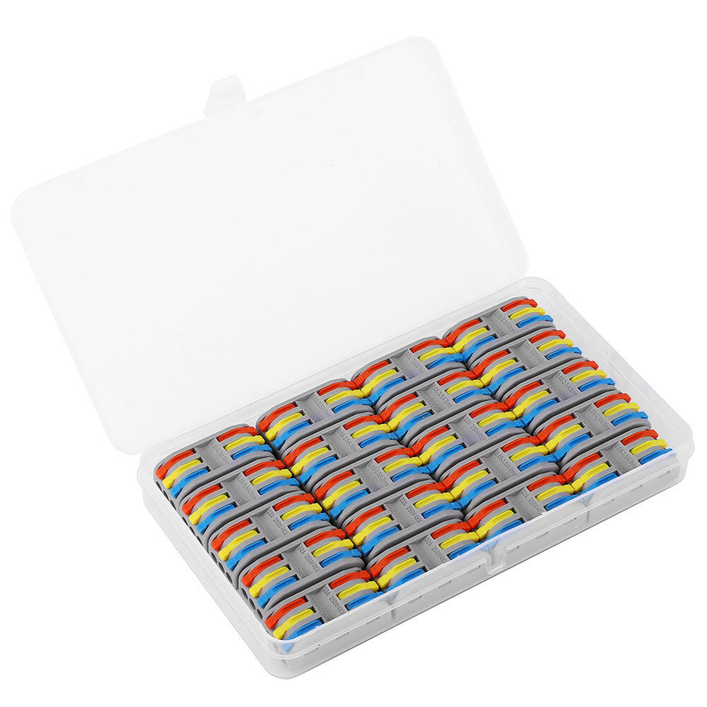 20PCS 11~28AWG PCT-2-3 Electric Cable Wire Quick Wiring Connector Conductor Terminal Block