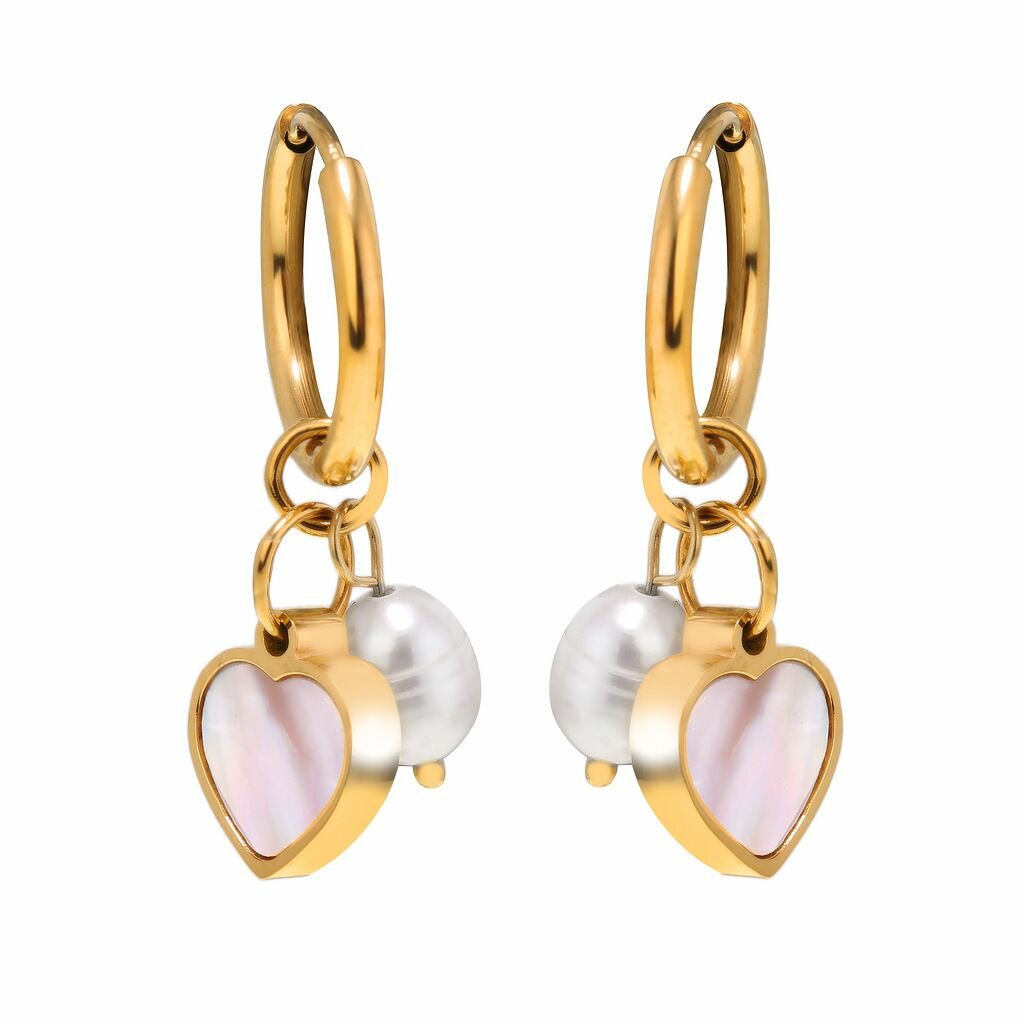 Серьги, жемчуг имитация