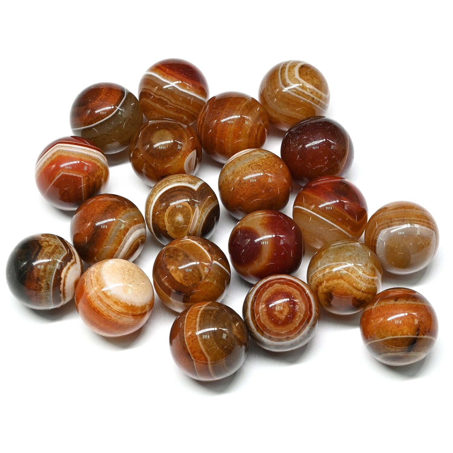 Шар из сардоникс, диаметр 20мм .