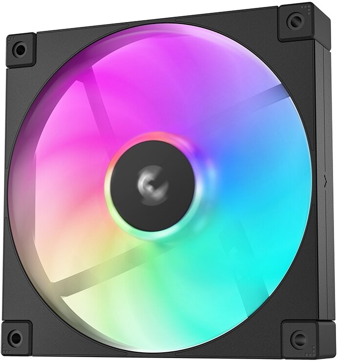 Deepcool Вентилятор Deepcool FD14 ARGB R-FD14-BKAPN1-G, d140мм, 400-1650об./мин, подсветка (питание от мат. платы) (ret)