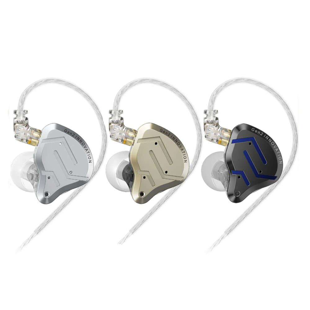 Наушники-вкладыши ZSN Pro 2 с металлическим корпусом, гибридный привод 1BA+1DD, HIFI, басовая гарнитура, спортивные наушники с шумоподавлением и музыкой
