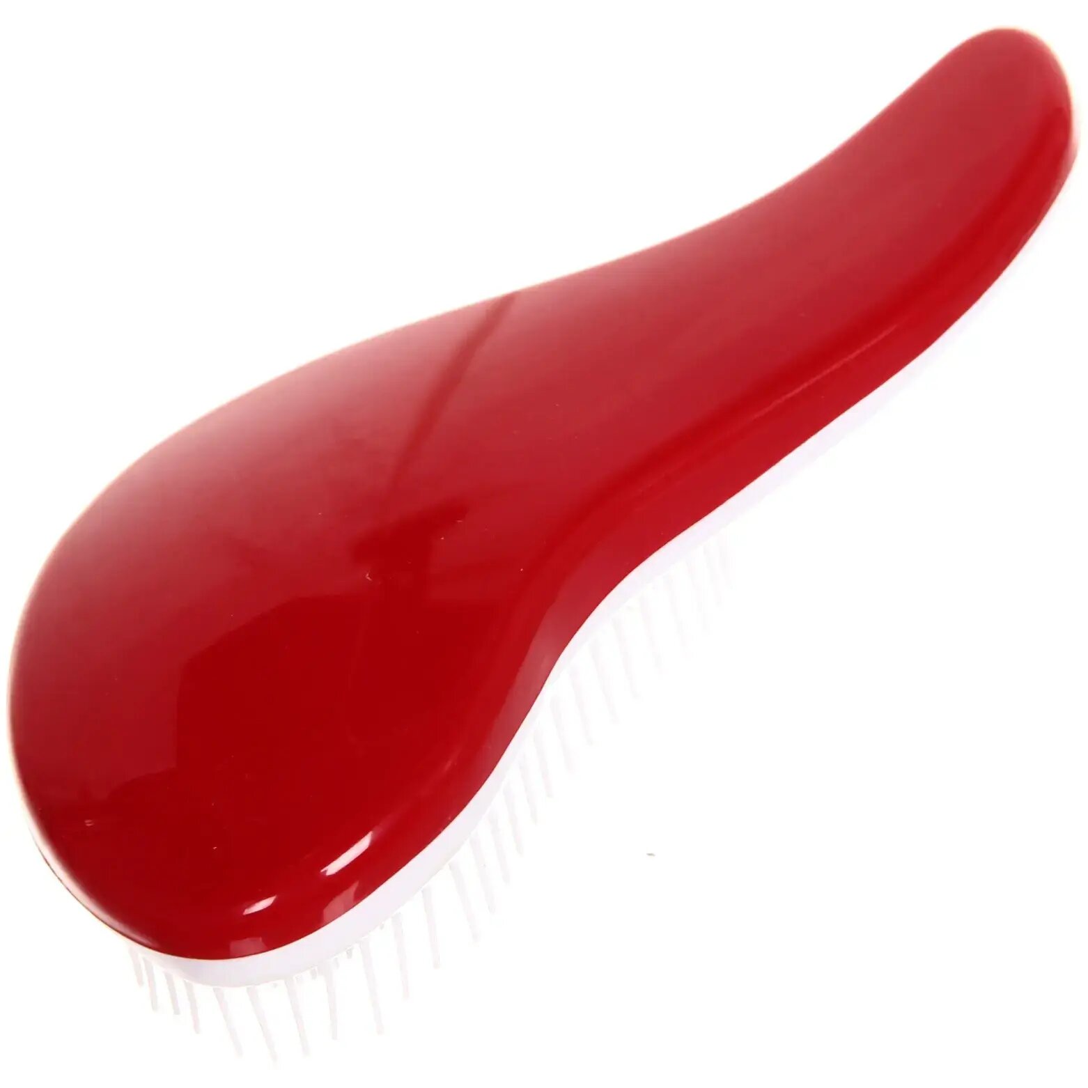 Расческа массажная «Компактная-капля», красная, 15см, для массажа и ухода