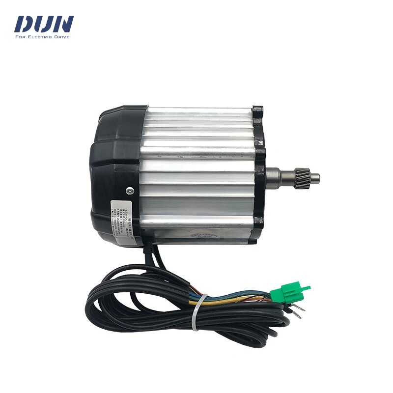 48 В-72 В 1500 Вт двигатель BLDC с постоянными магнитами 16 передач для электрического трехколесного велосипеда, картинга, квадроцикла 72V-1500W