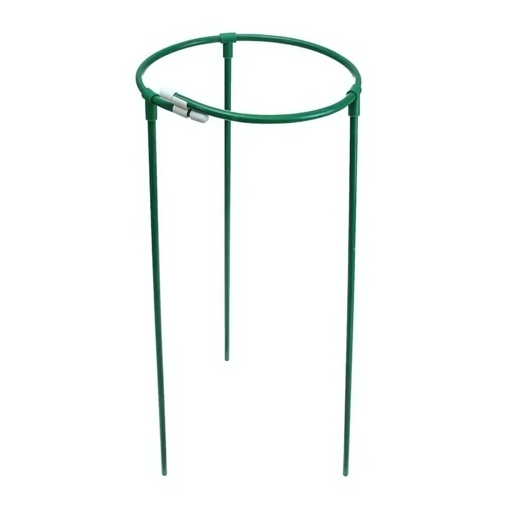 Кустодержатель 'Треножка' d=30см h=70см, металлический, зеленый