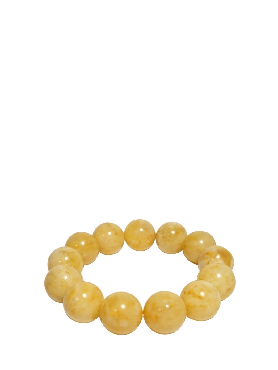 Эластичный браслет, янтарь
