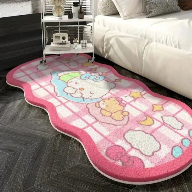 Противоскользящий коврик Miniso Sanrio Hello Kitty для спальни, окна, дома, гостиной, дивана, коврик для гардероба, Размер: 40X120см
