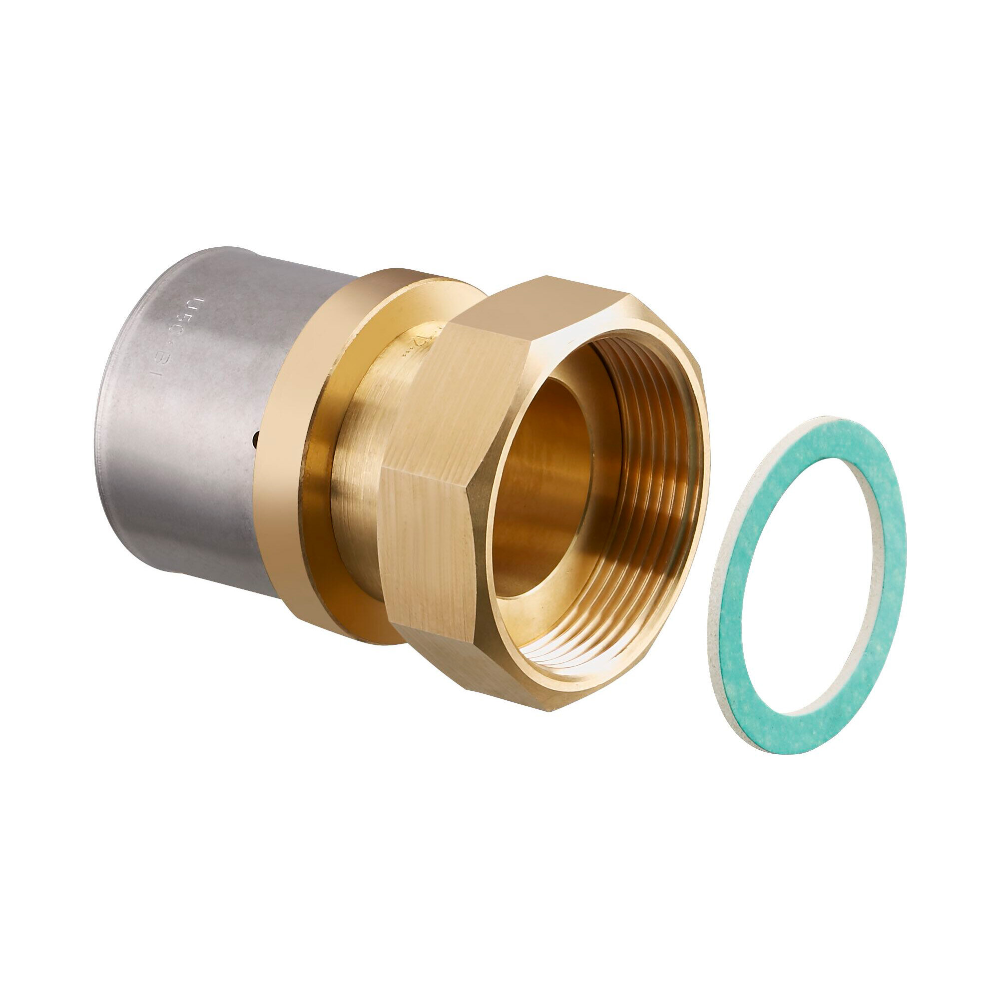 Пресс-соединение Oventrop "Cofit P" 16 x 2,0мм x G 3/4 НГ бронза/нержавеющая сталь, без покрытия