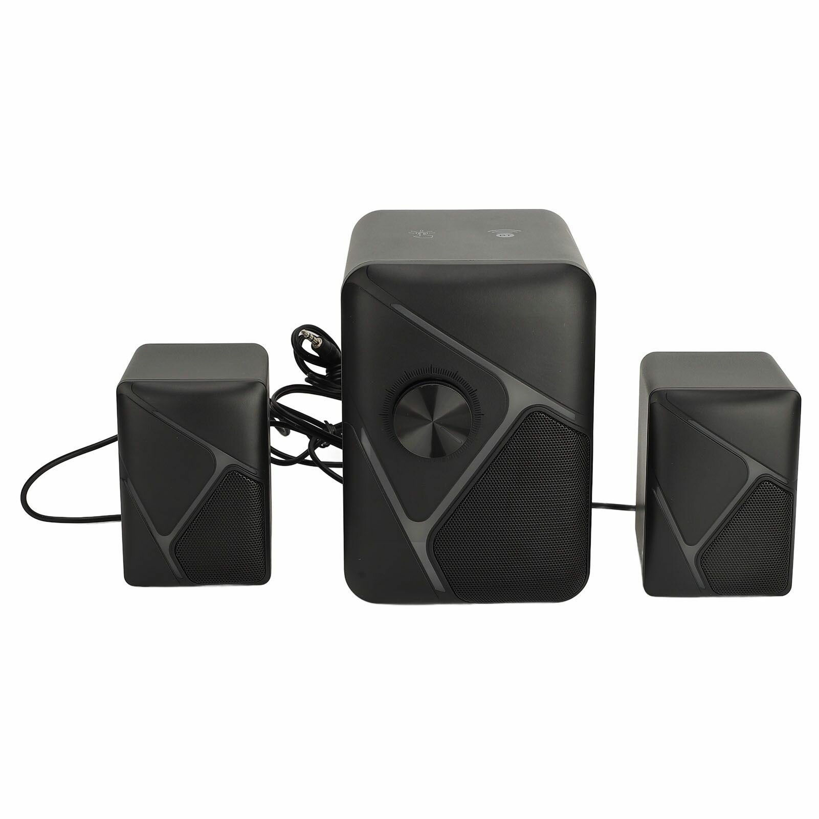 Настольные USB-колонки 2.1 с сабвуфером и RGB-подсветкой