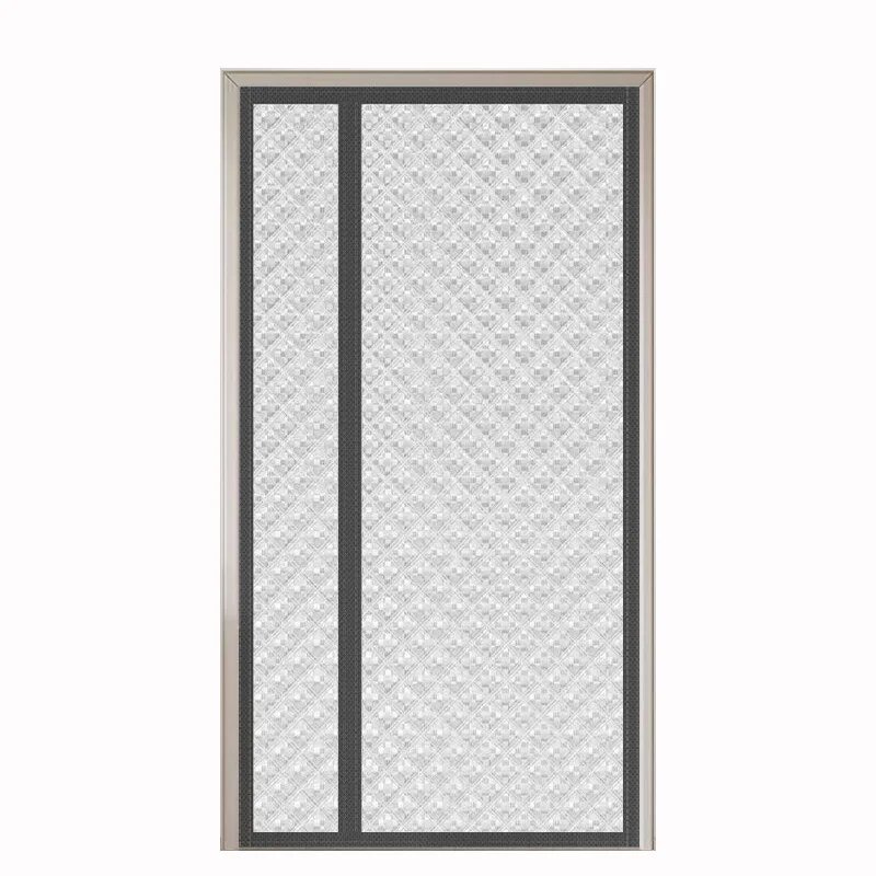 Хлопковая утепленная дверная занавеска для дома W90cm X H210cm, Left side open