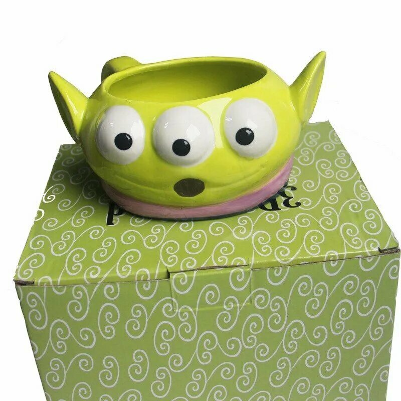 Кружка Чужой alien из мультика История игрушек Cartoon three-eyed monster mugs