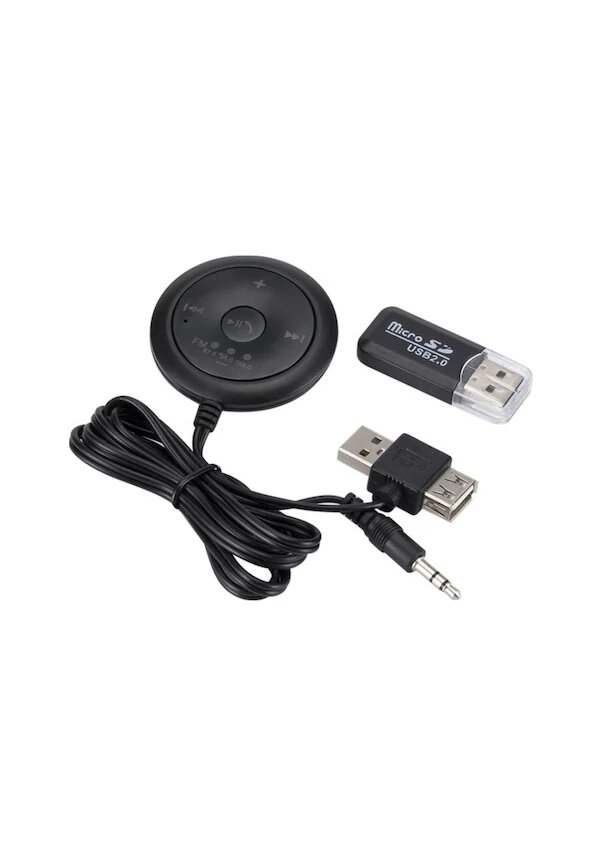Автомобильный Bluetooth-ресивер Hands Free FM с Aux-модулем и MP3-плеером в центральной консоли