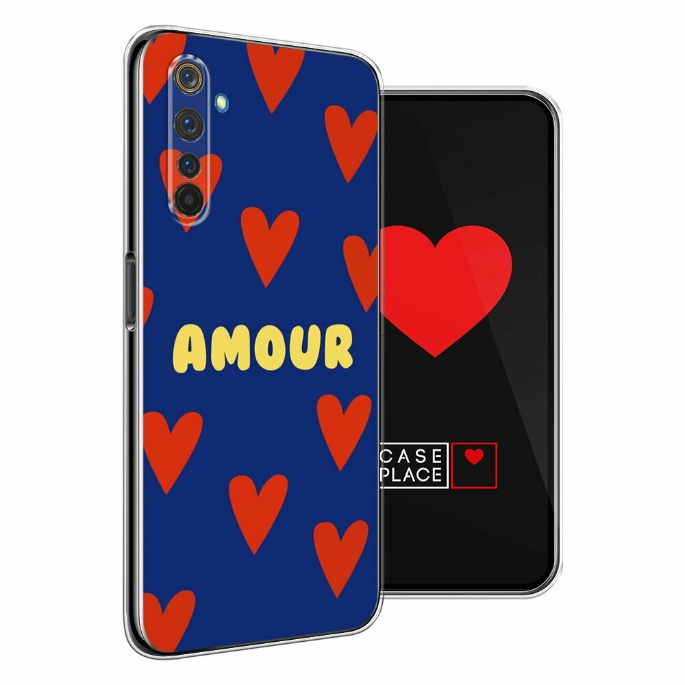 Чехол на Realme 6 Pro / Реалми 6 Про с принтом "Amour art - 14 февраля" — фото 1