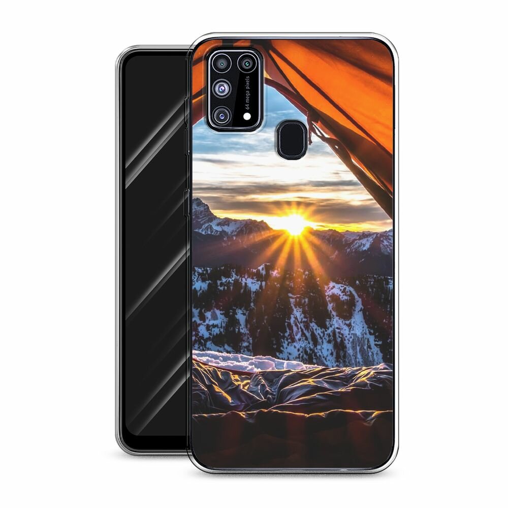 Чехол на Samsung Galaxy M31 / Самсунг Галакси М31 с принтом "Горы 7" — фото 1