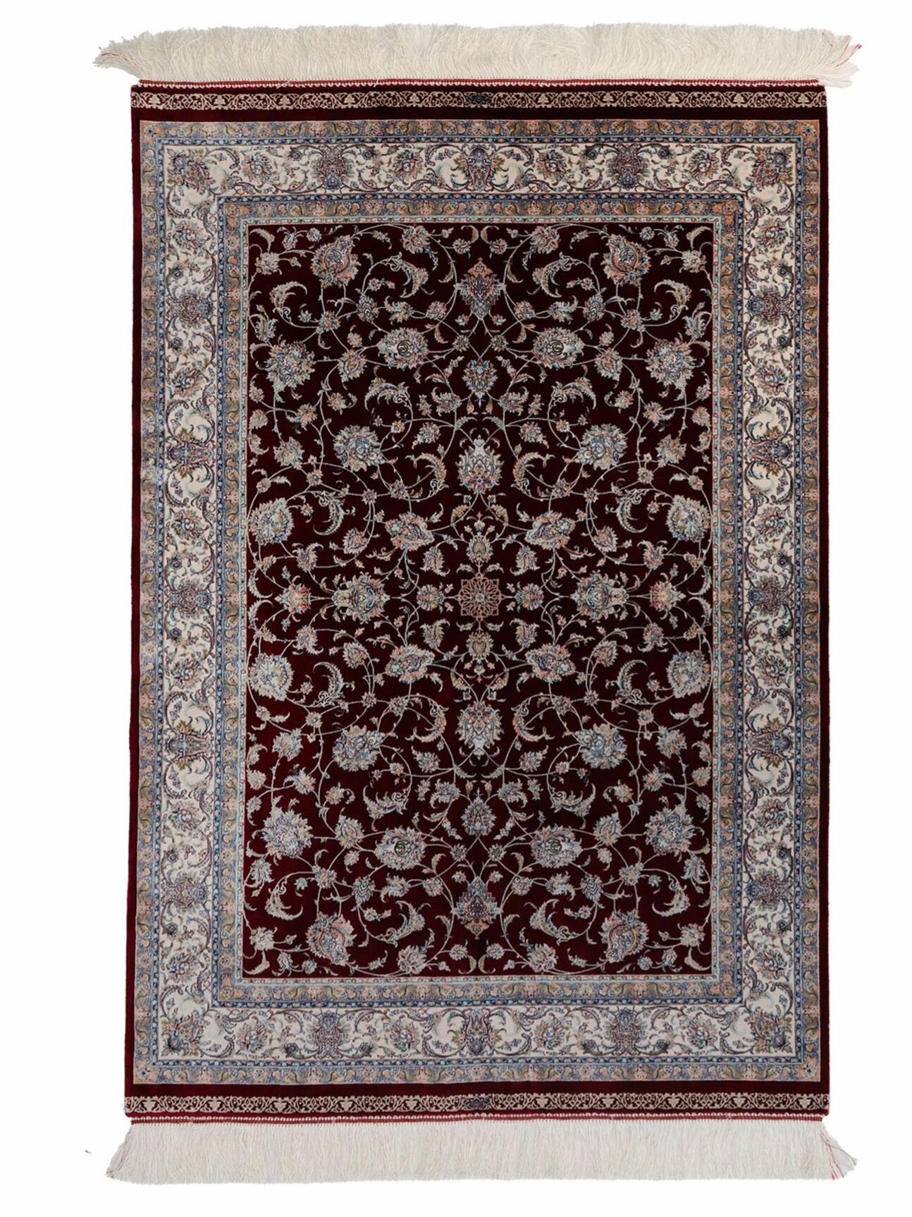 Ковер Иранский Behdis 100x150см, Для дома, Шелковый, Красный – Afshoon