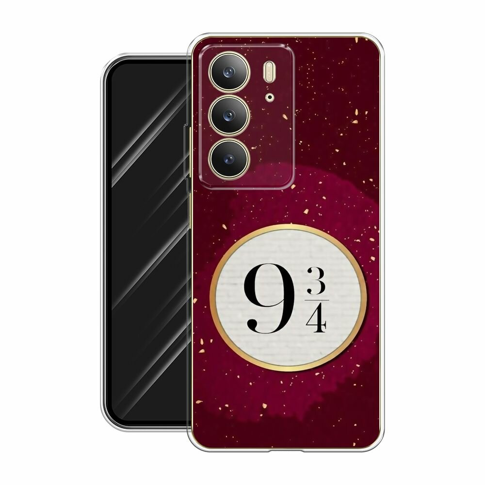 Силиконовый чехол на Realme C75 4G / Реалми C75 4G с принтом 9 и 3/4 — фото 1