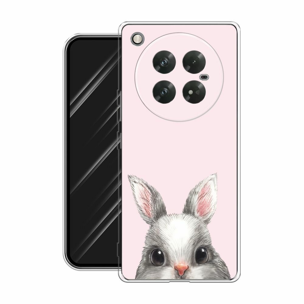 Чехол на Infinix Zero 40 5G / Инфиникс Зеро 40 5G с принтом "Карандашный кролик 1 - 8 марта" — фото 1