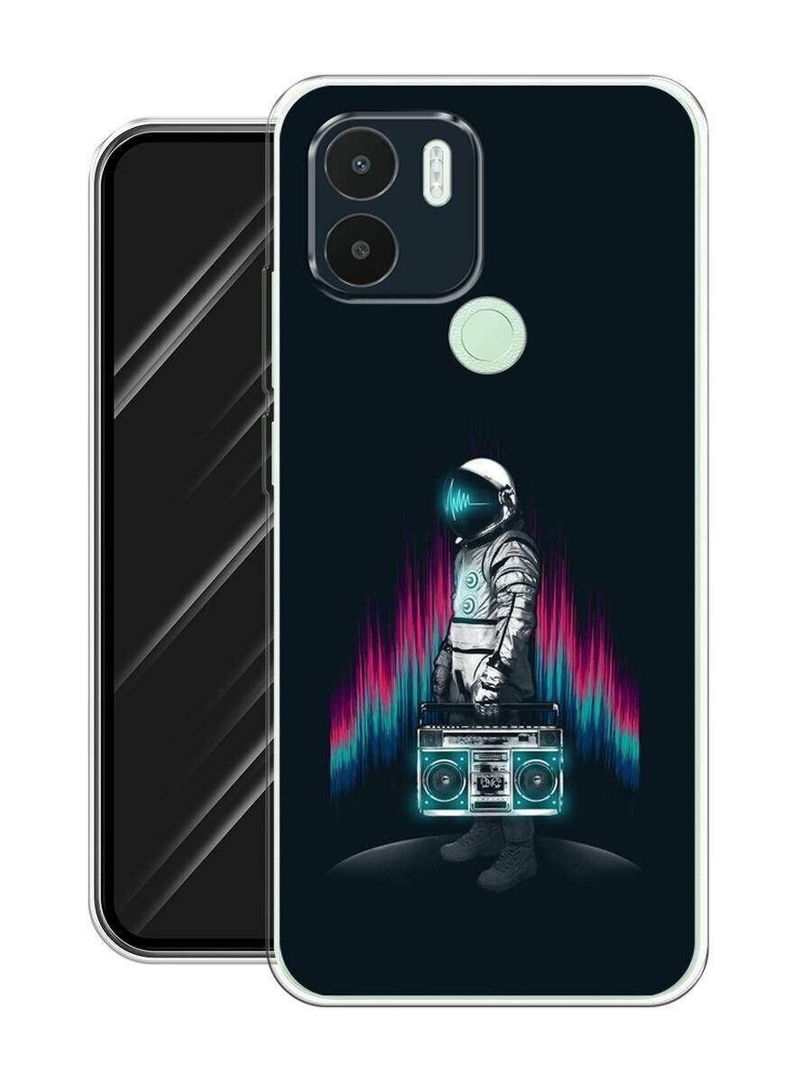 Чехол на Xiaomi Redmi A1+/Redmi A2+/Poco C51/C50 / Редми A1+ с принтом "Космическая вечеринка" — фото 1
