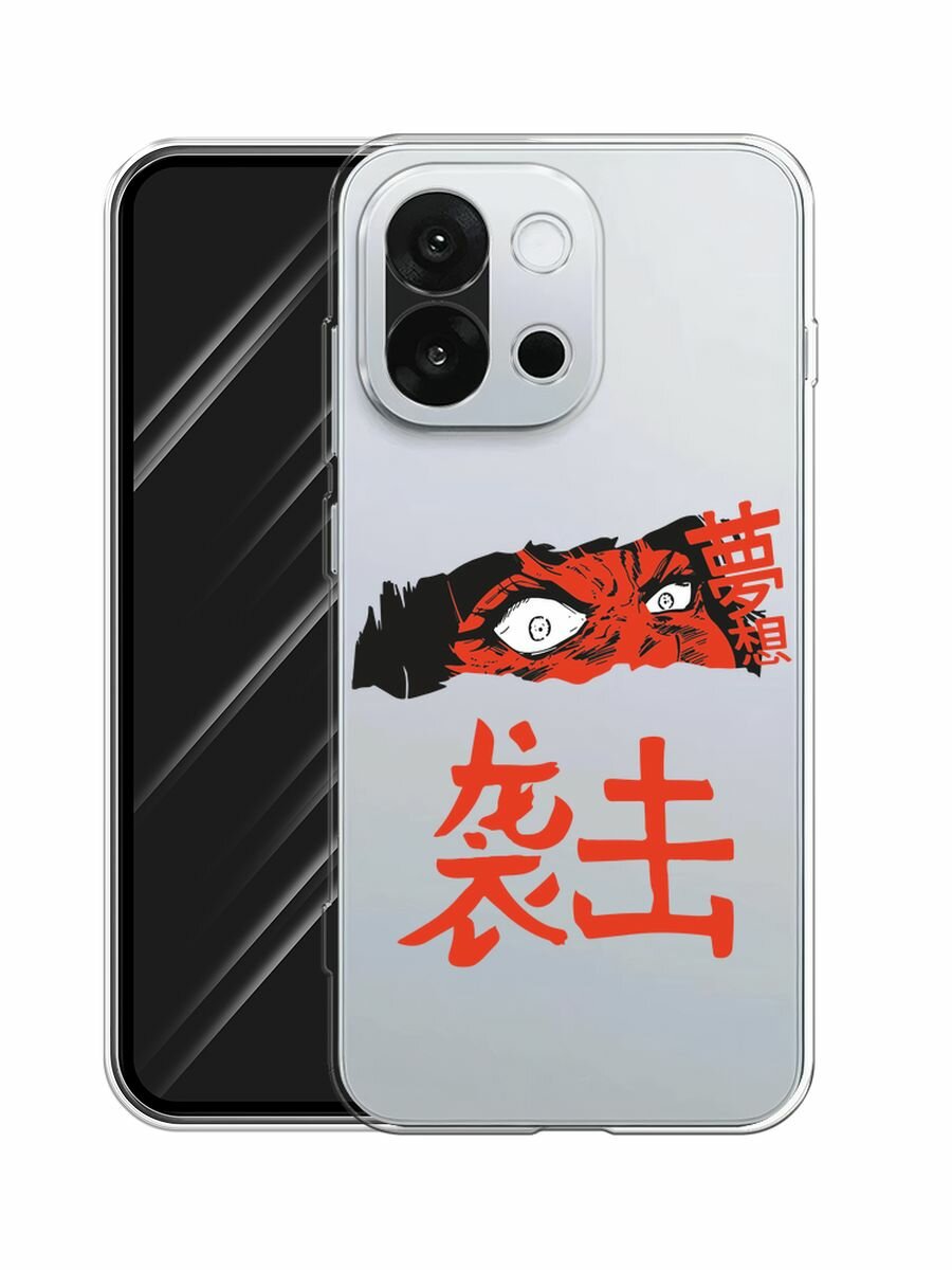 Чехол на OnePlus 13T / Ван Плас 13Т с принтом "Anime attack", прозрачный — фото 1