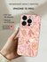 Чехол на Apple iPhone 15 Pro / Айфон 15 Про с принтом "Розовое счастье"