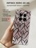 Чехол на Infinix Zero 40 4G / Инфиникс Зеро 40 4G с принтом "Hearts doodle black...