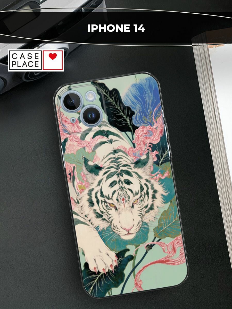 Чехол на Apple iPhone 14 / Айфон 14 с принтом "Охотник"