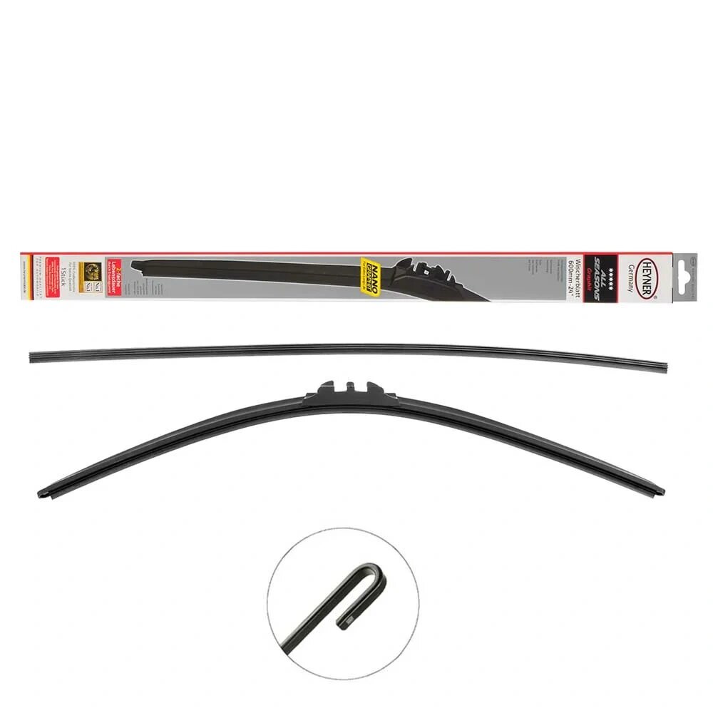 Щетка стеклоочистителя HEYNER ALL SEASONS 94000 бескаркасная 600 мм