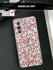 Чехол на OnePlus 9RT / ВанПлас 9RT с принтом "Легкие бордовые сердечки"