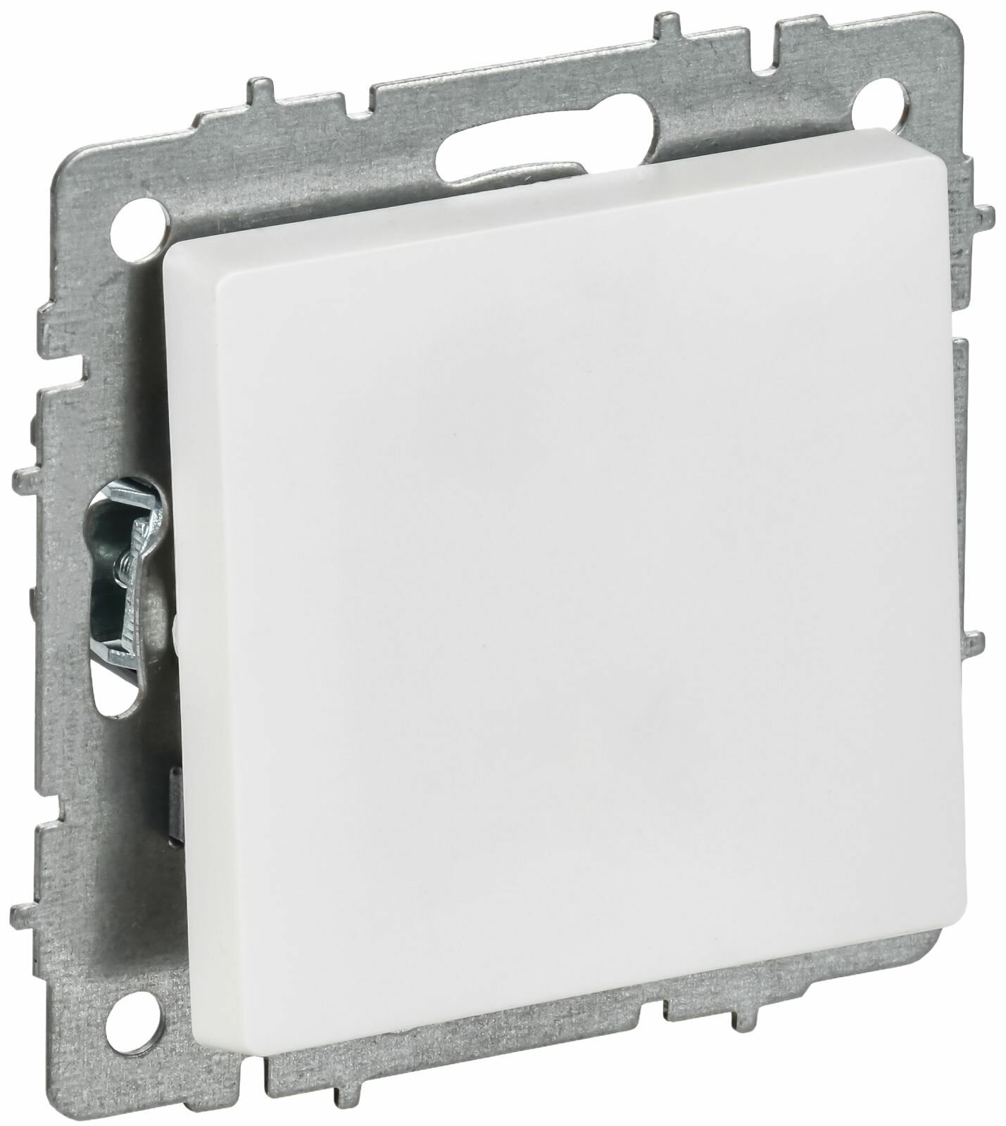 Выключатель автоматический IEK BRITE, 1-клавишный, 10А, арктический белый