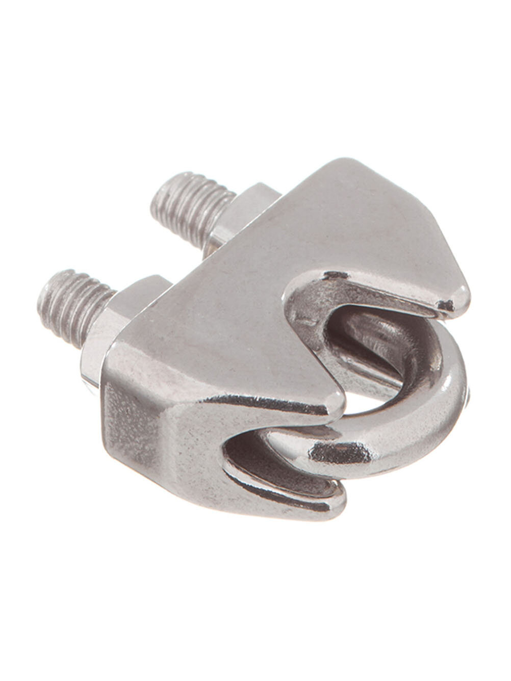 Зажим троса u-образный d4 мм DIN 741 нержавеющая сталь (5 шт.)