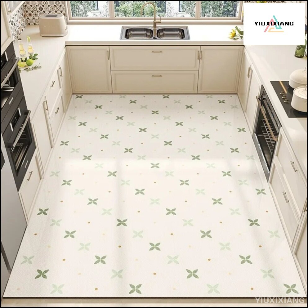 Эксклюзивный водонепроницаемый ковер 60x120 см из ПВХ для кухни и спальни маслостойкий