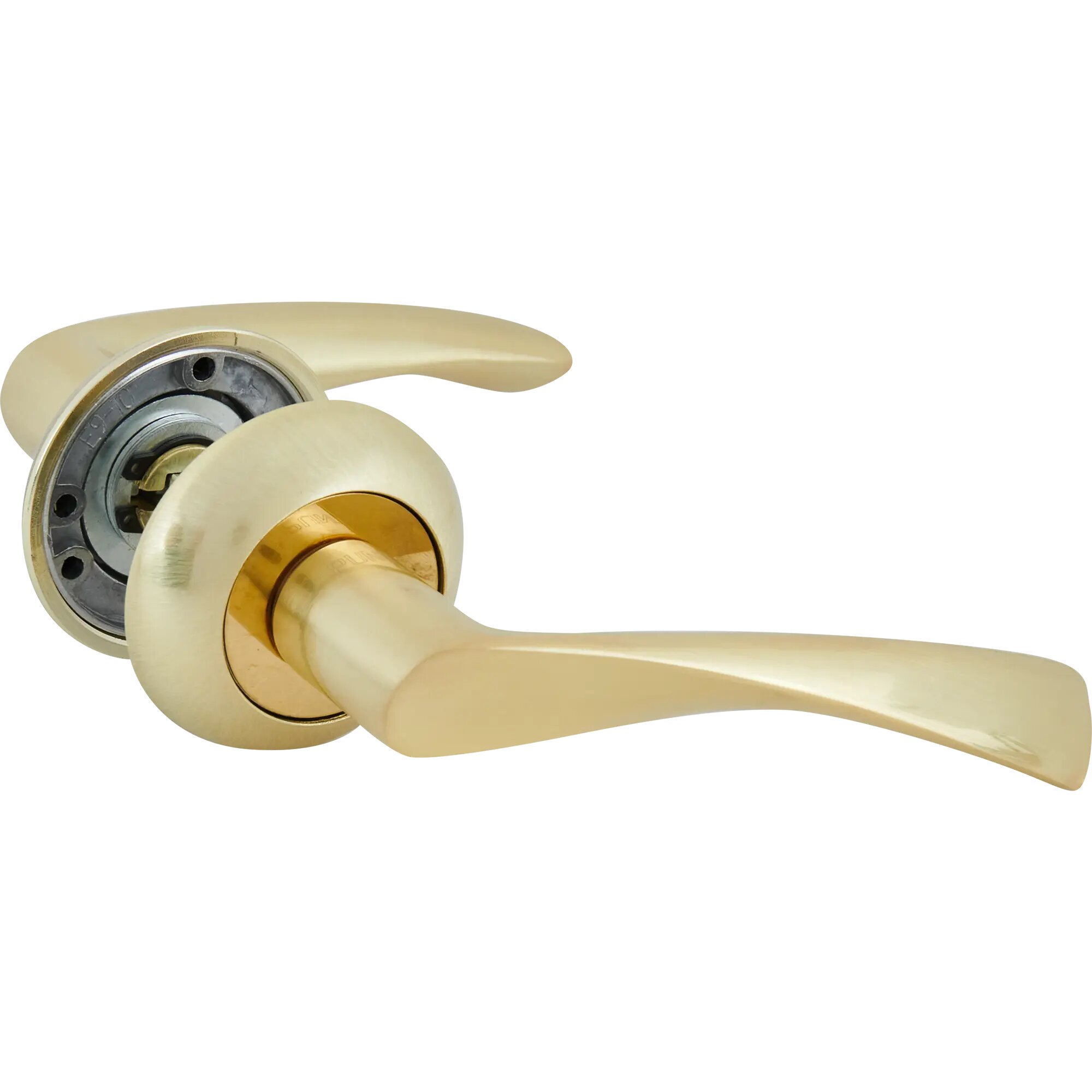 Punto Crona дверные ручки без запирания, цвет матовое золото, стиль и функциональность