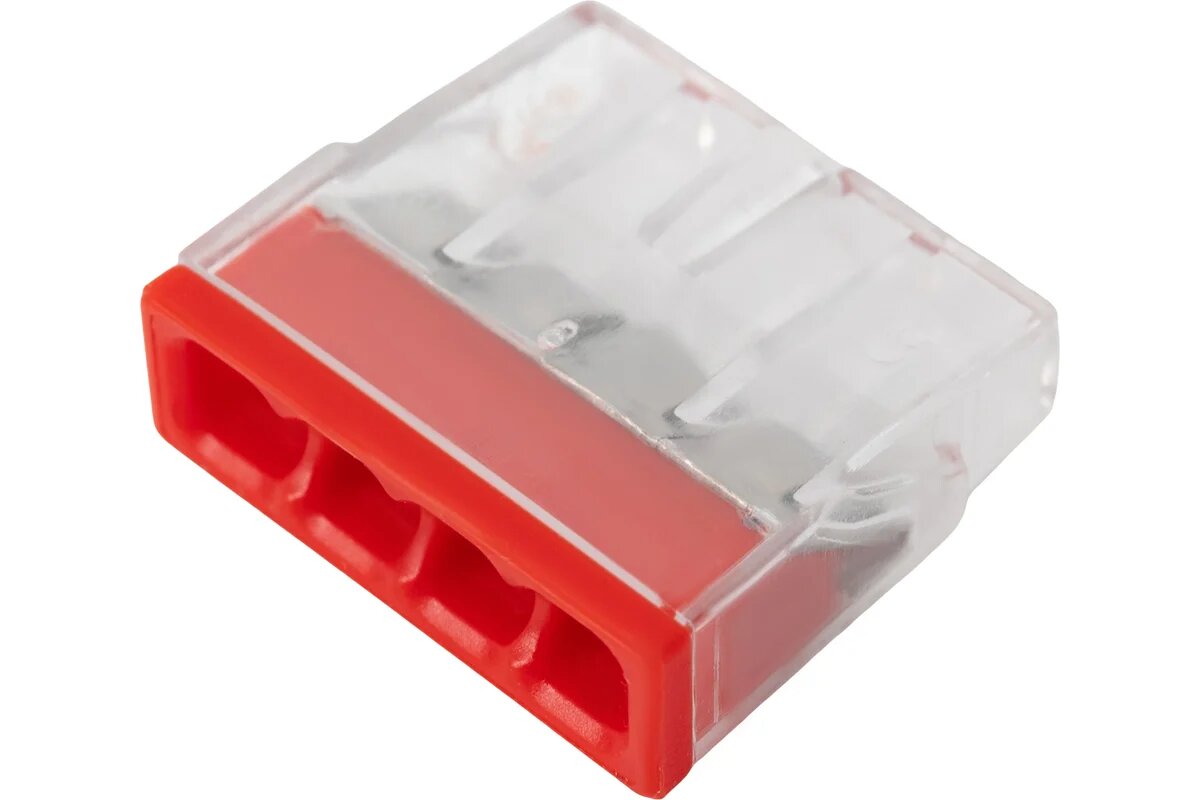 Gigant GCT-2273-204-100 4-х проводная клемма, 100 шт/уп, монтажная колодка для монтажа