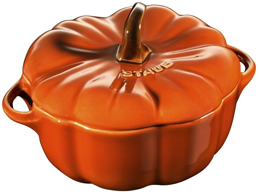 Мини-кокот керамический "Тыква" 0,7 л корица, Staub, 40511-554