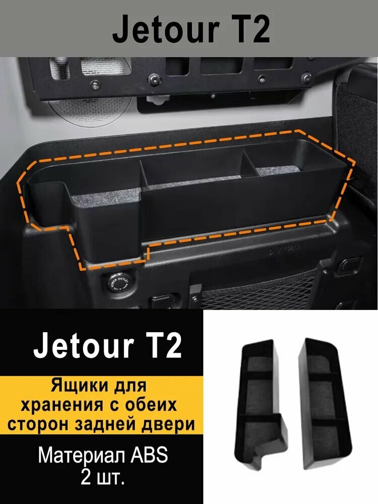 Защита внешних частей автомобиля YOJA из ABS-пластика черного цвета