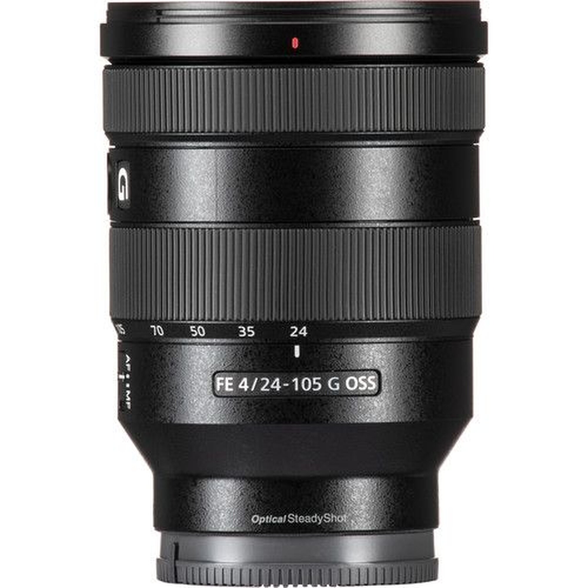 Объектив Sony SEL 24-105MM F4 G OSS, автофокус, байонет Sony E, пластик, чёрный