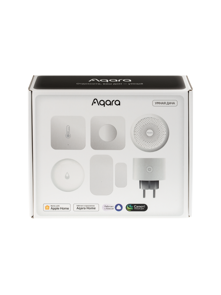 Комплект умного дома "Умная дача" Aqara, SHK61, Zigbee 3.0, 6 устройств