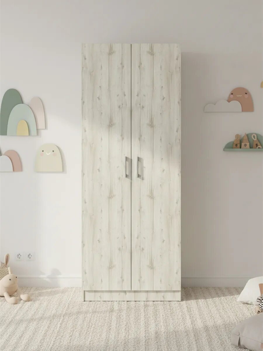 Деревянный шкаф FRESTER распашной с полками в прихожую, от производителя