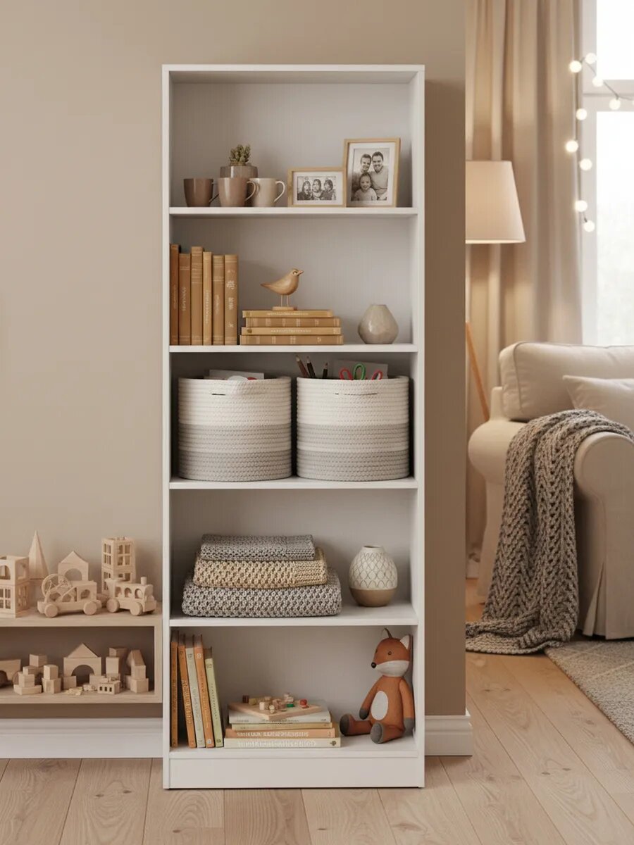 Шкаф FRESTER деревянный с полками для одежды распашной, от производителя