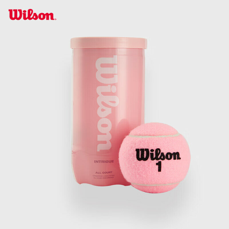 Wilson China Limited Edition Pink Canned Tennis Balls, 2-Pack (Random Ball Colors)